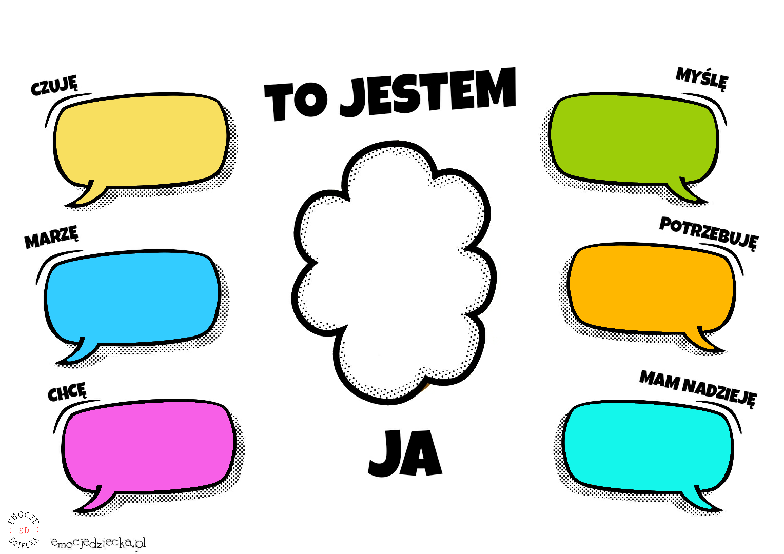 To jestem ja - materiały do pracy z dzieckiem (emocje) - Emocje Dziecka