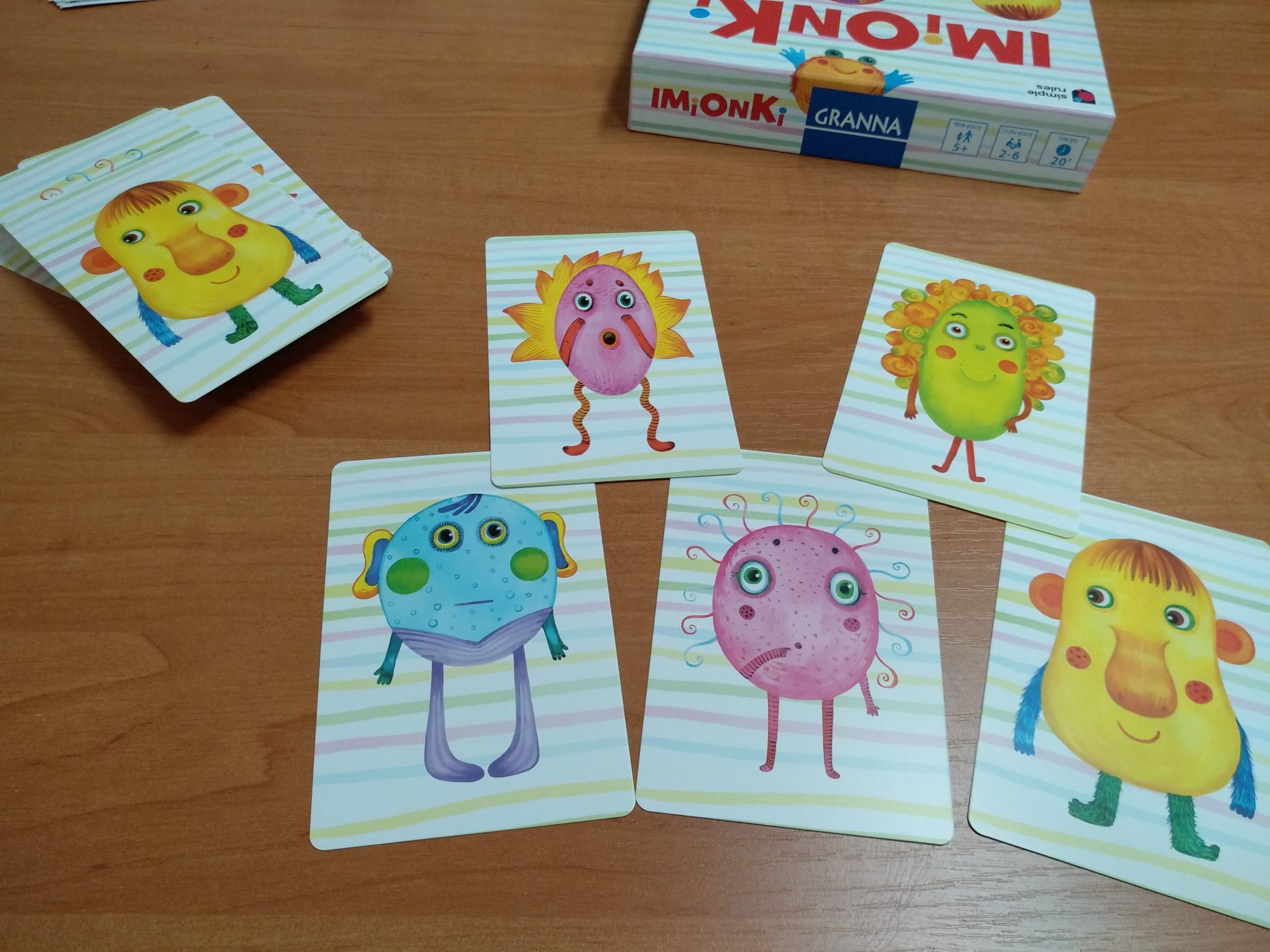 Gra z emocjami: Imionki - Emocje Dziecka